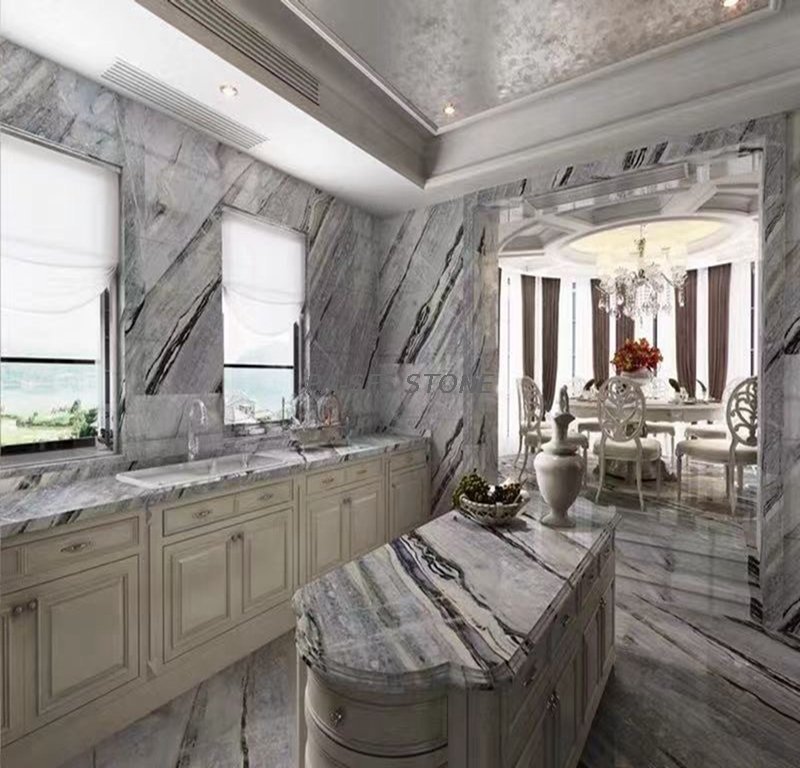 Blue Danube Marble White Marble Slabs - Pan-Asian SFS Stone